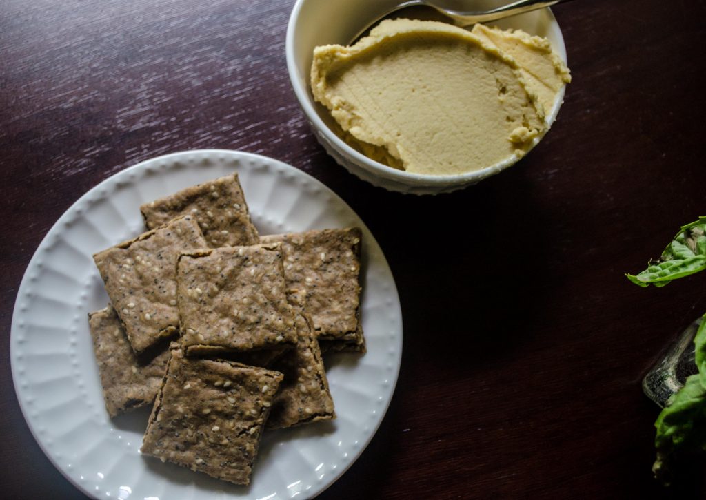 Cashew Pulp Crackers | The Bitter Almond
